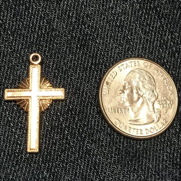 sunburst cross pendant | Other | Vintage Gold Filled Sunburst Cross ...